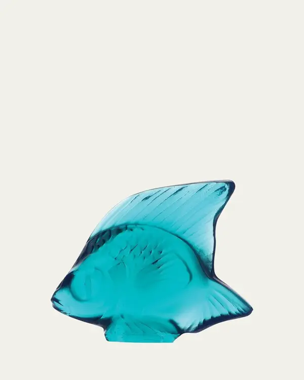 Lalique Turquoise Fish - Lt Turquoi
