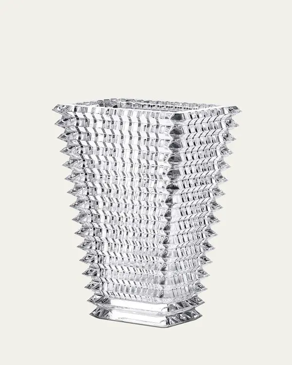 THE MARTHA, BY BACCARAT Tall Rectangular Eye Vase