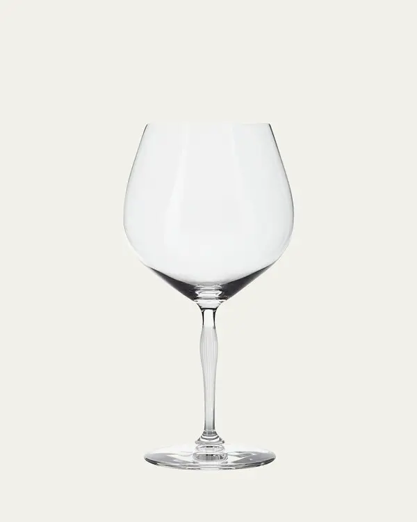 Lalique 100 Points Burgundy Glass - Clear