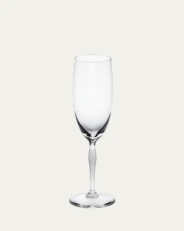 Lalique 100 Points Crystal Champagne Flute - Clear