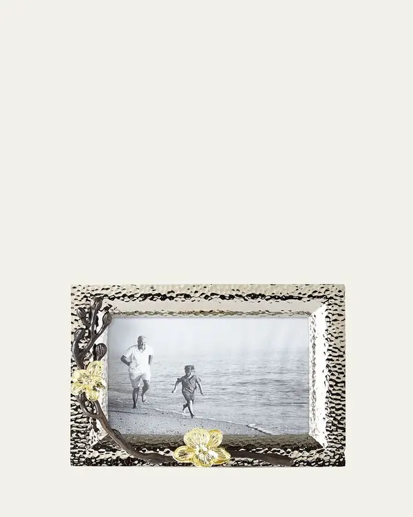 Michael Aram Gold Orchid 4" X 6" Picture Frame
