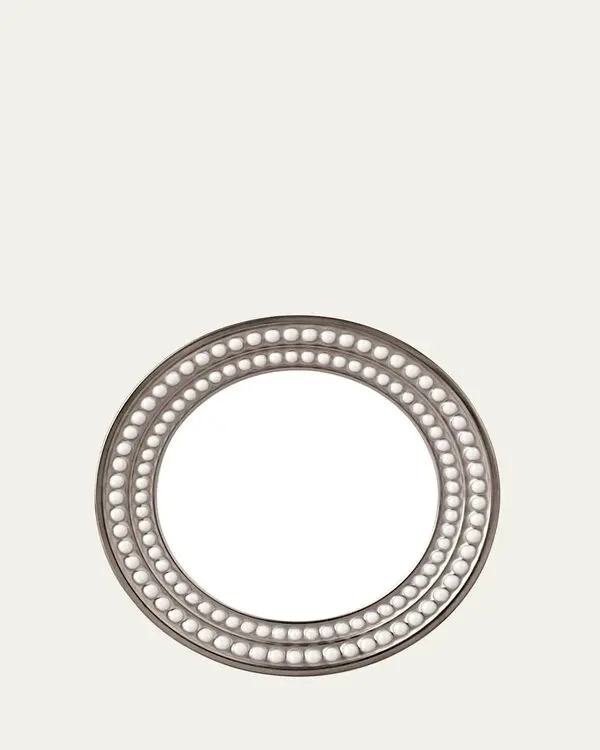 L'Objet Perlee Bread And Butter Plate - Platinum