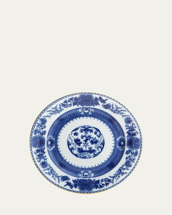 MOTTAHEDEH Imperial Blue Salad Plate - Blu/wht