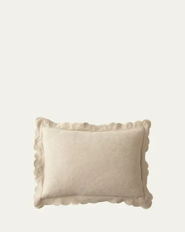 SFERRA Alice European Floral Matelasse Sham