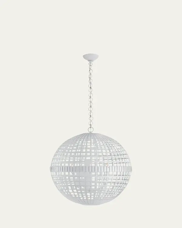 VISUAL COMFORT & CO. Mill Large Globe Lantern Aerin - White