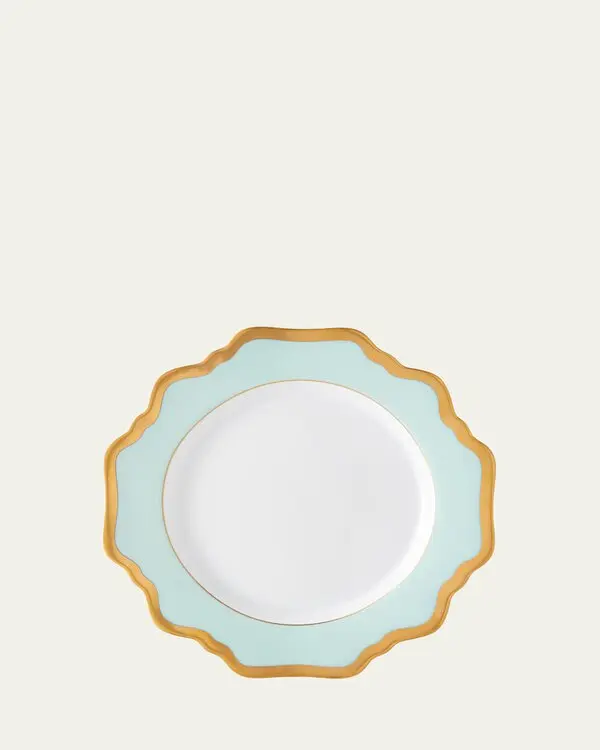 ANNA WEATHERLEY Aqua Rimmed Bread & Butter Plate