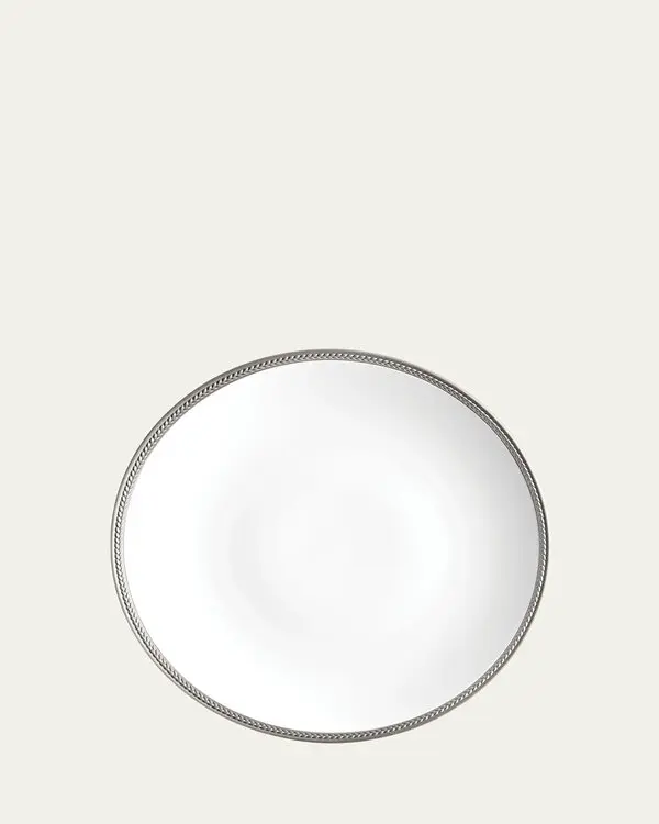 L'Objet Soie Tressee Platinum Charger - One-color