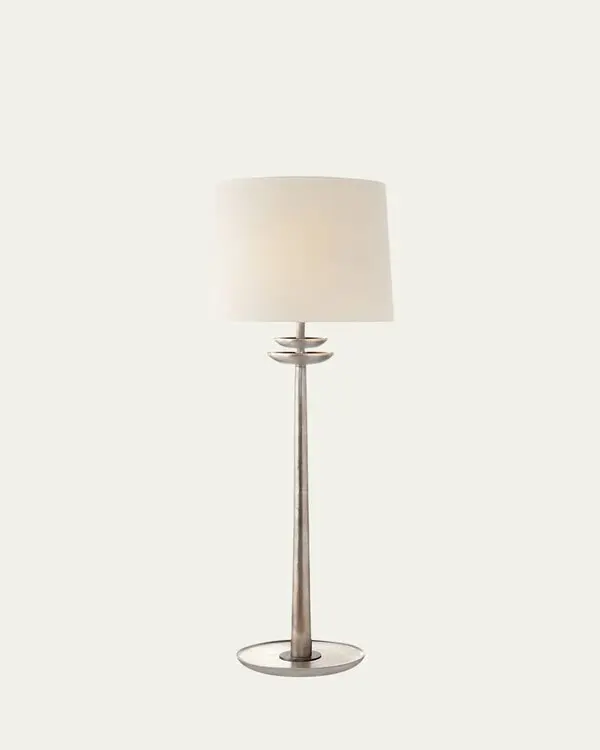 VISUAL COMFORT & CO. Beaumont Medium Buffet Lamp Aerin - Silver