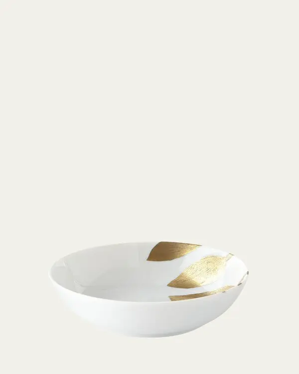 HAVILAND & PARLON Daphne Gold-leaf Cereal Bowl