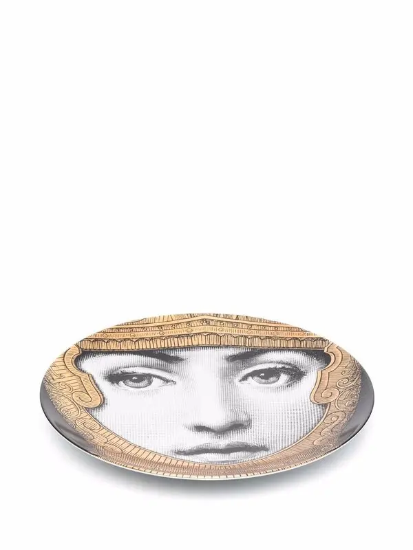 FORNASETTI Variazioni Decorative Plate - Black