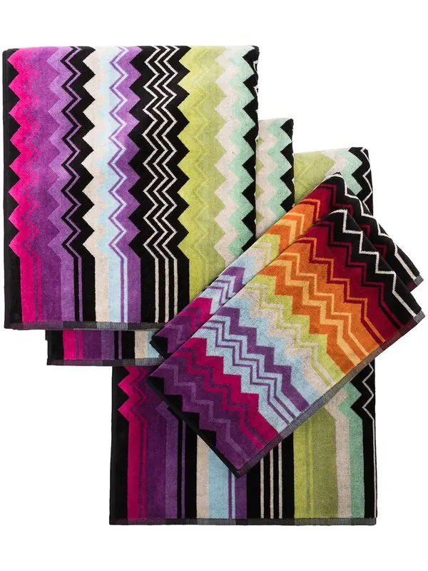 Missoni Giacomo Cotton 5-set Towel - Black
