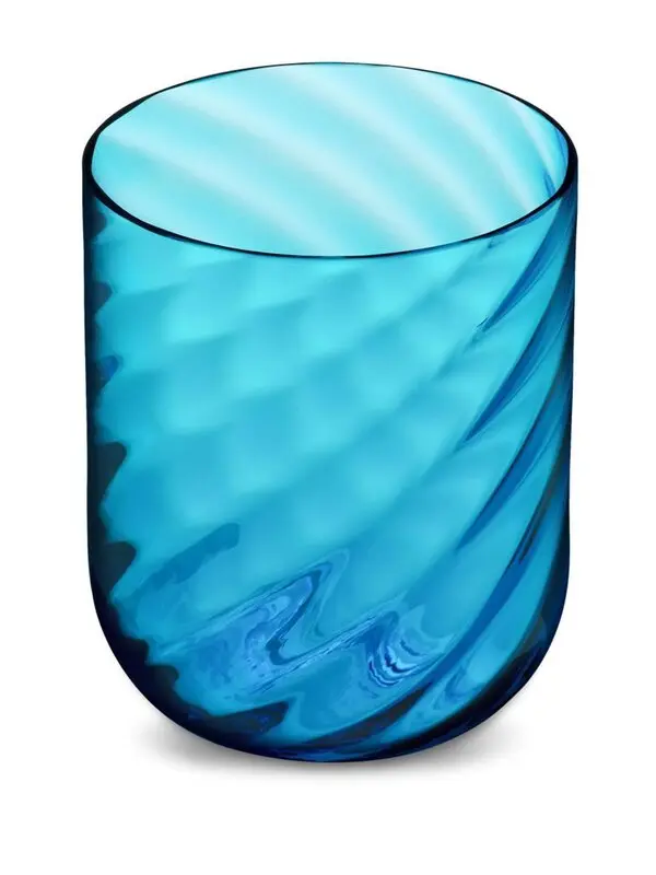 Dolce & Gabbana Hand-blown Murano Water Glasses - Blue