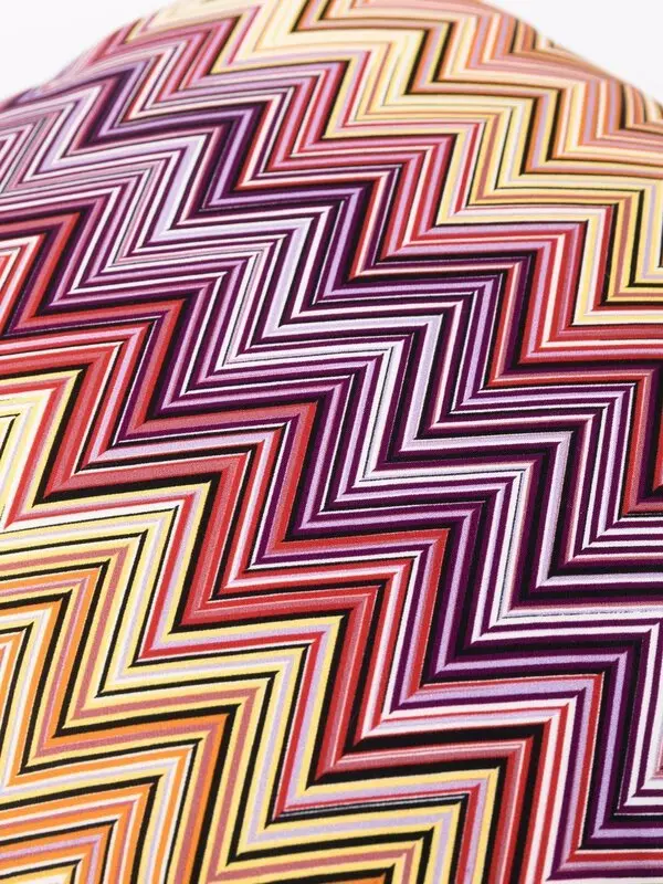 Missoni Jarris Zigzag-pattern Cushion - Purple
