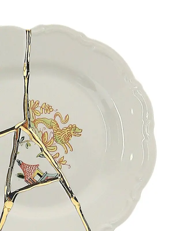 SELETTI Crack Detail Plate