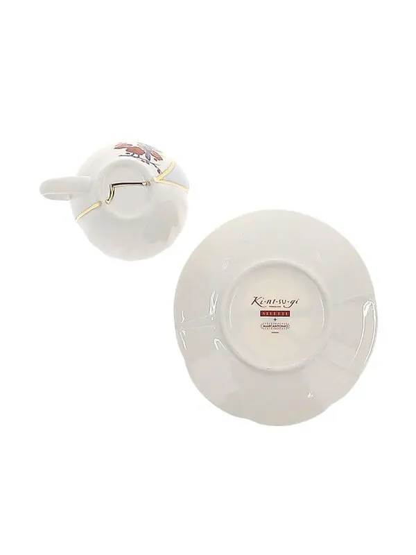 SELETTI Crack Detail Coffee Cup - White