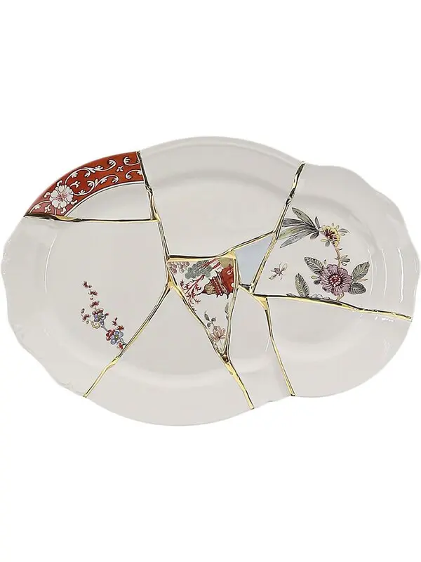 SELETTI Kintsugi Tray - White