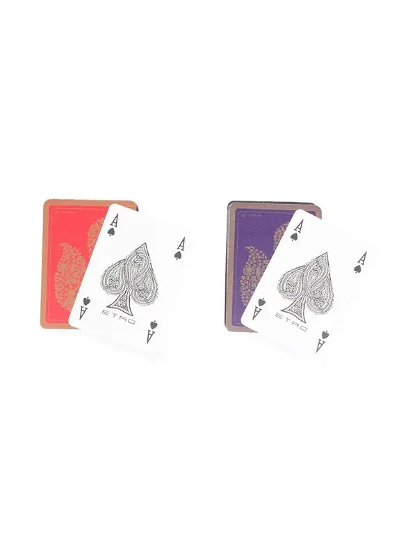 Etro Paisley-print Playing Cards