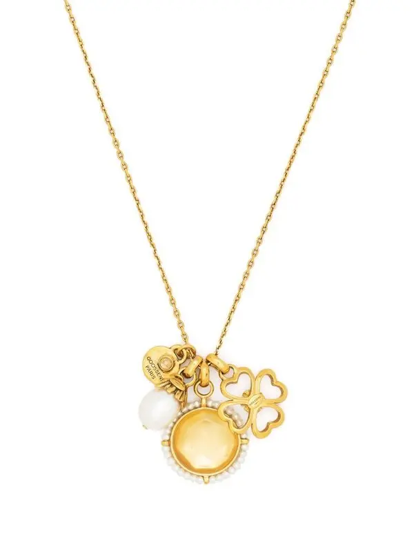 GOOSSENS Talisman Trio Charms Necklace - Gold