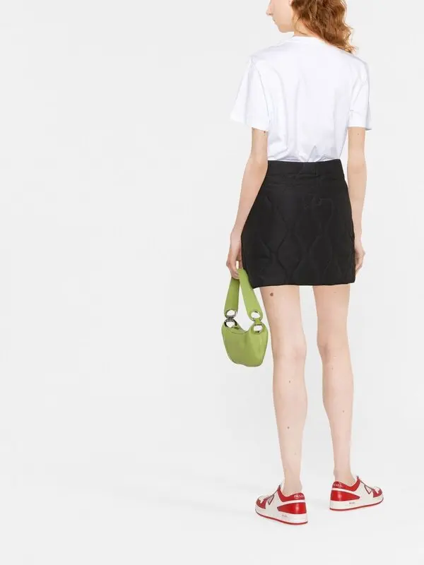 MSGM Logo Embroidered Cotton T-shirt