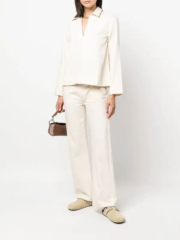 BASERANGE Onda Collared Shirt