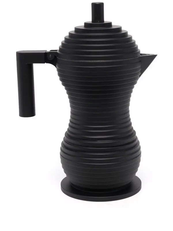 ALESSI Pulcina Espresso Coffee Maker - Black
