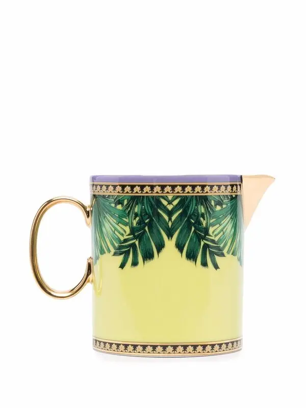 Versace Tropical-print Panelled Mug