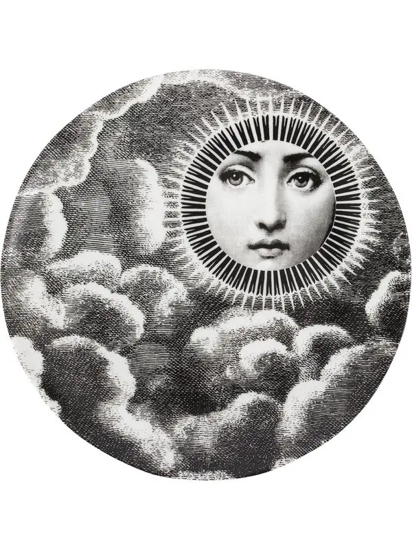 FORNASETTI Tema E Variazioni Wall Plate - Black