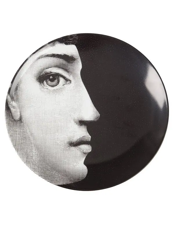 FORNASETTI Plate - Black