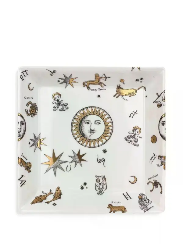 FORNASETTI Astronomici Plate - White