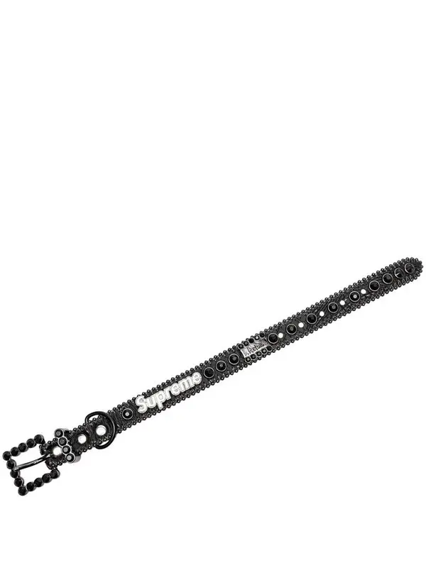 Supreme B.b. Simon Studded Dog Collar - Black
