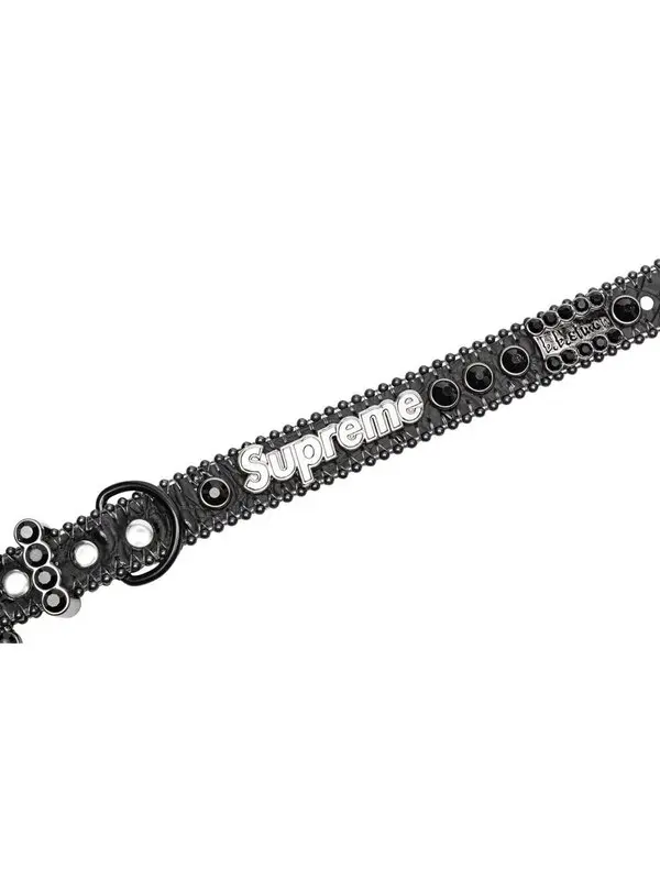 Supreme B.B. Simon Studded Dog Collar - Black | Editorialist