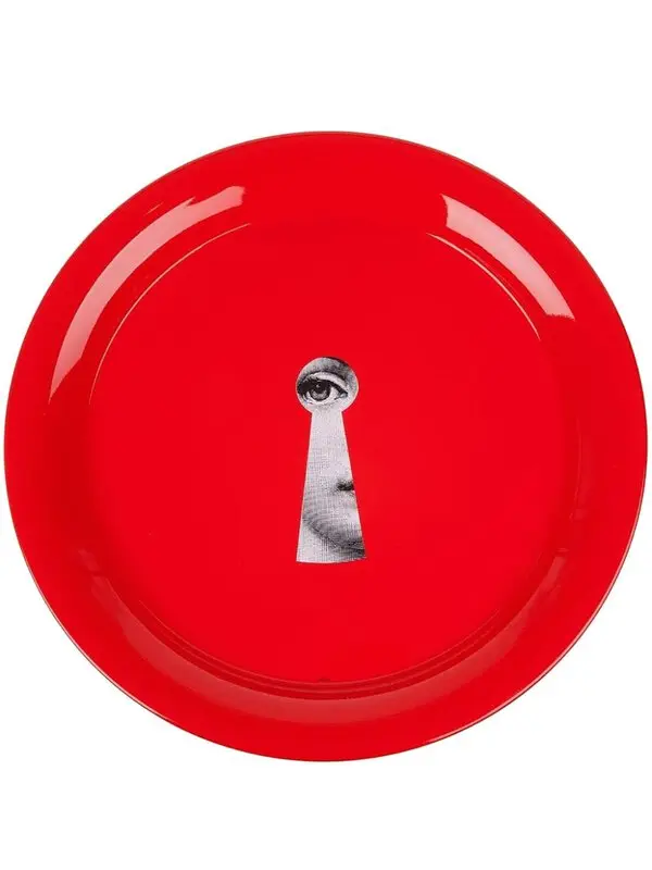 FORNASETTI Keyhole Tray - Red