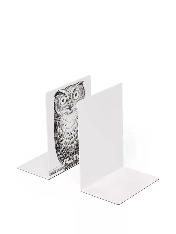 FORNASETTI Owl Bookends