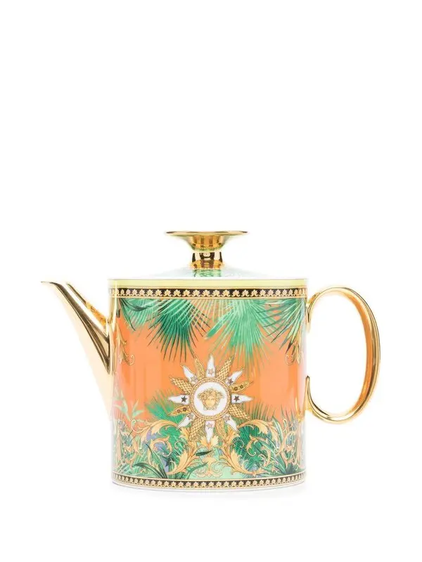 Versace Mix-print Ceramic Teapot
