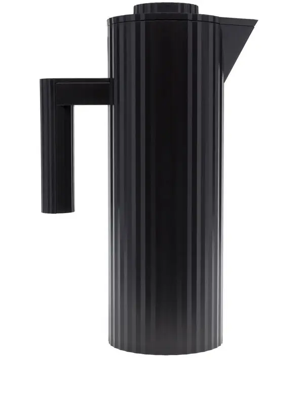 ALESSI Rib-detail Jug - Black