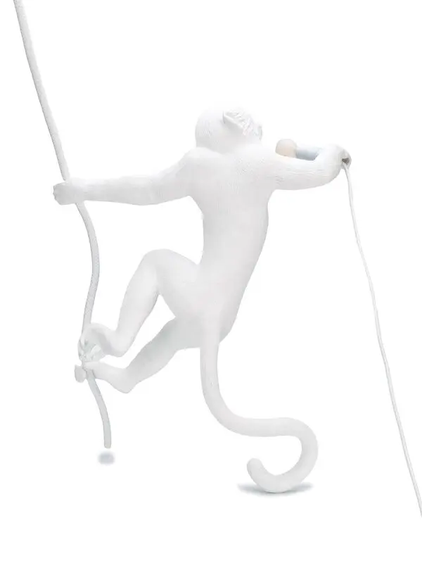 SELETTI Monkey With Rope Lamp