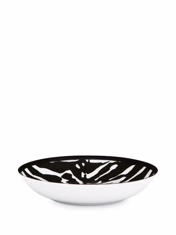 Dolce & Gabbana Zebra-print Porcelain Soup Plates