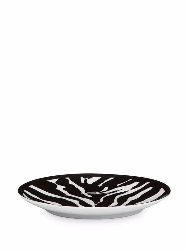 Dolce & Gabbana Zebra-print Porcelain Bread Plates