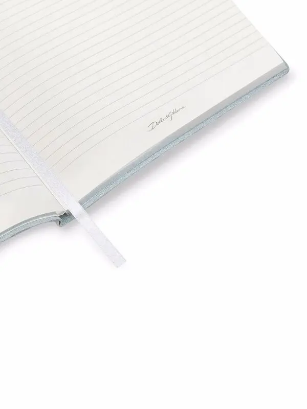 Dolce & Gabbana Small Zebra-print Leather Ruled Notebook