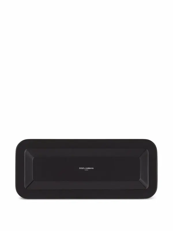 Dolce & Gabbana Small Zebra-print Wood Tray