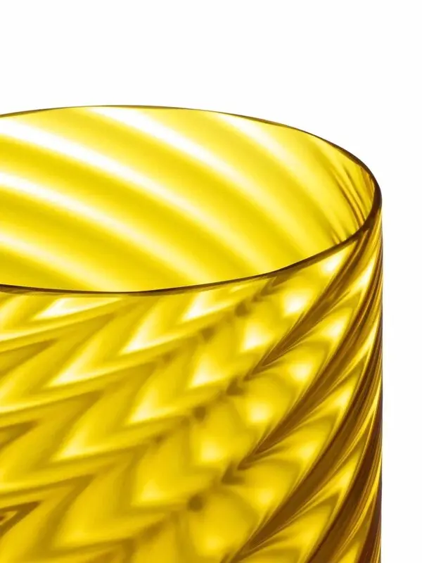 Dolce & Gabbana Hand-blown Murano Water Glasses - Yellow