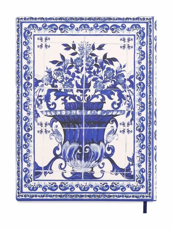 Dolce & Gabbana Large Mediterraneo-print Blank Notebook