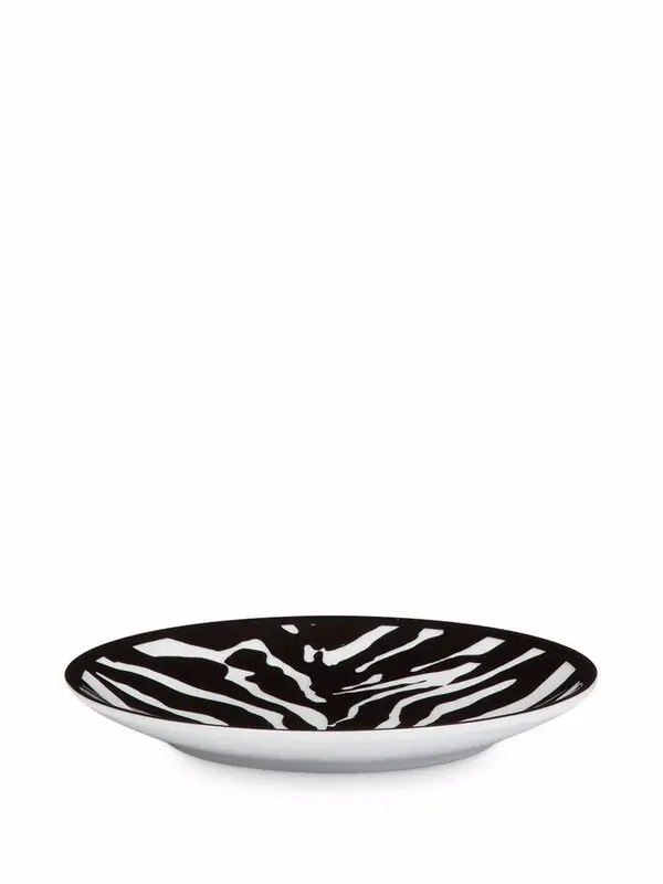 Dolce & Gabbana Zebra-print Porcelain Dessert Plates