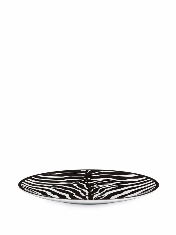 Dolce & Gabbana Zebra-print Porcelain Charger Plate