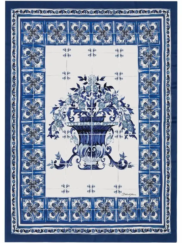 Dolce & Gabbana Mediterraneo-print Double-faced Table Cloth