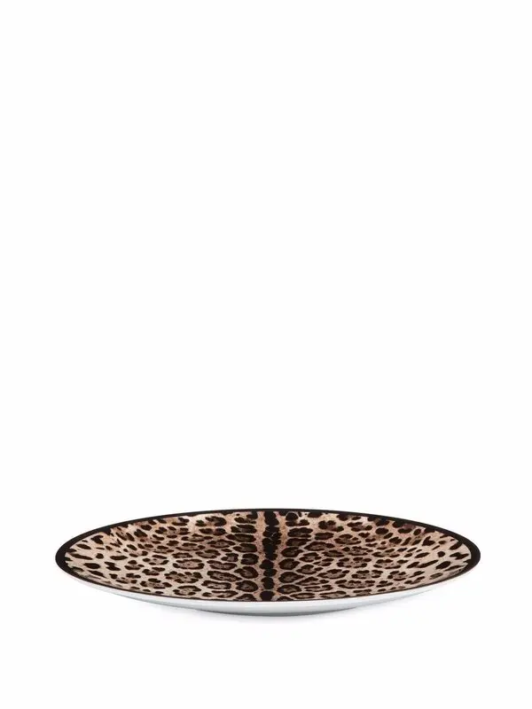Dolce & Gabbana Leopard-print Porcelain Charger Plate