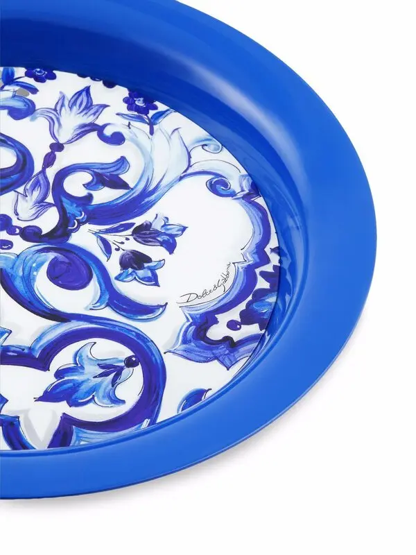 Dolce & Gabbana Mediterranean Print Tray
