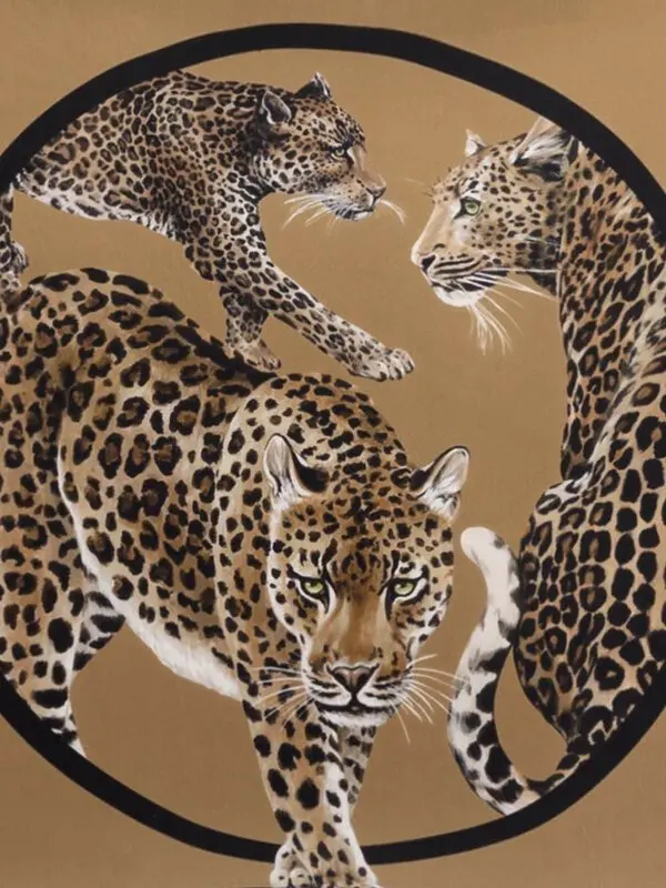 Dolce & Gabbana Small Leopard-print Silk Cushion