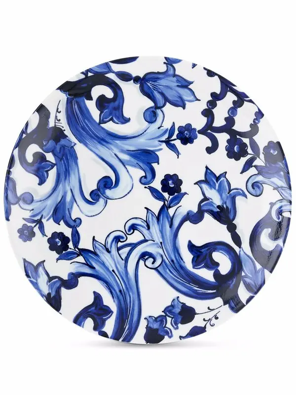 Dolce & Gabbana Blu Mediterraneo Charger Plate - White
