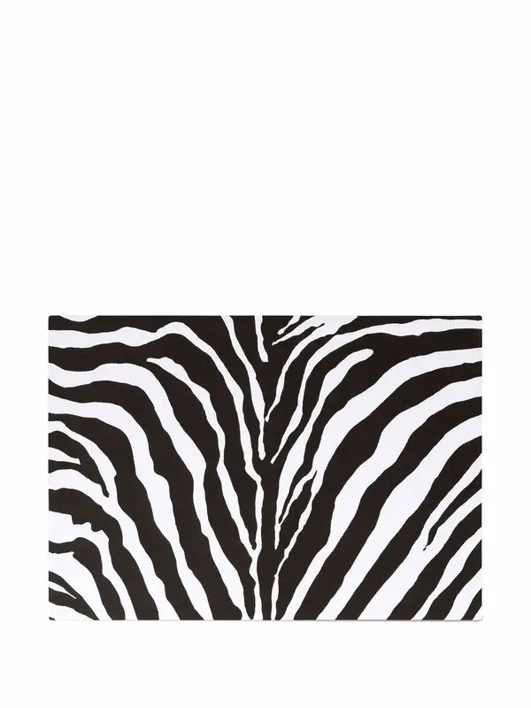 Dolce & Gabbana Zebra-print Paper Placemats